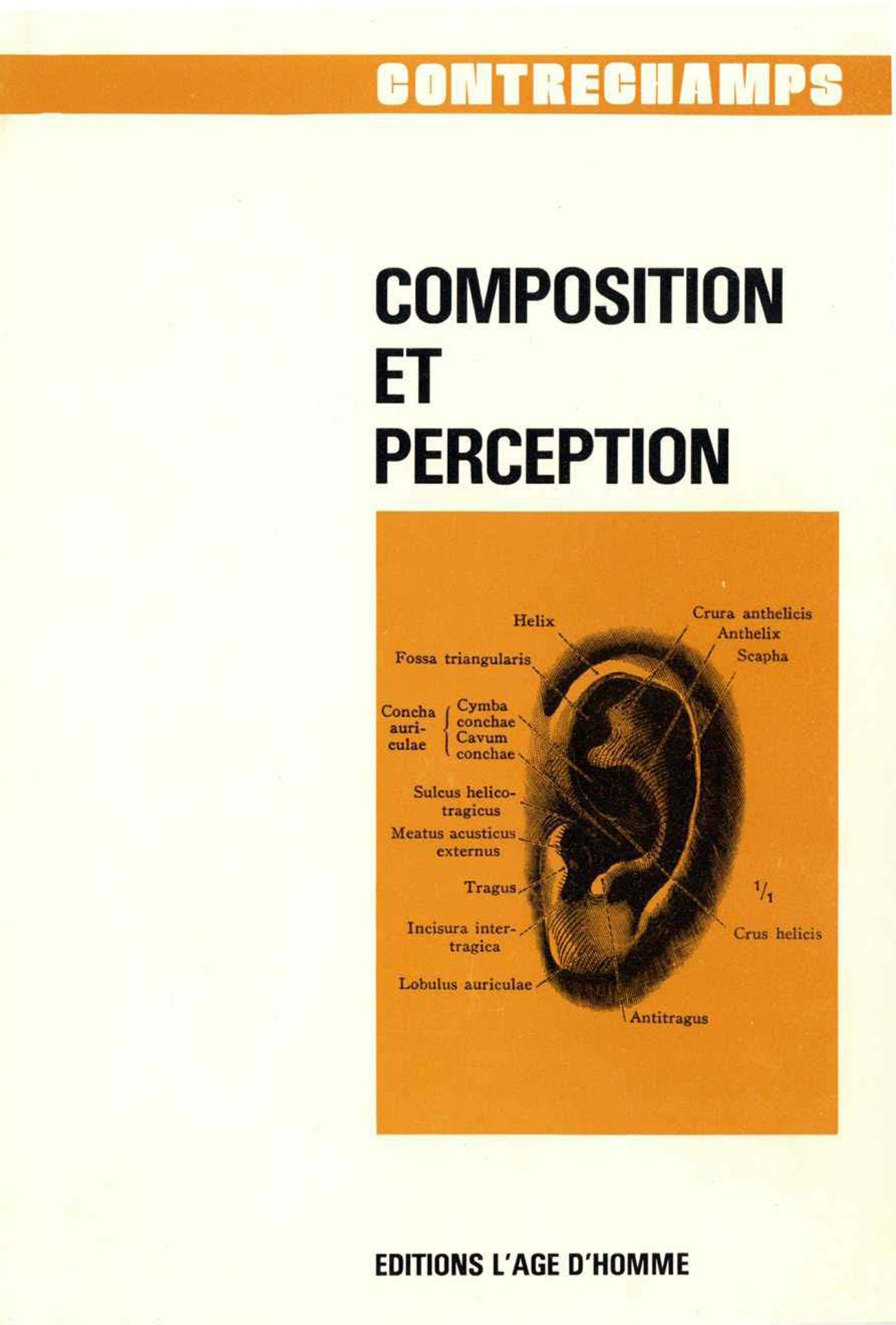 Revue Contrechamps 10 - Editions Contrechamps